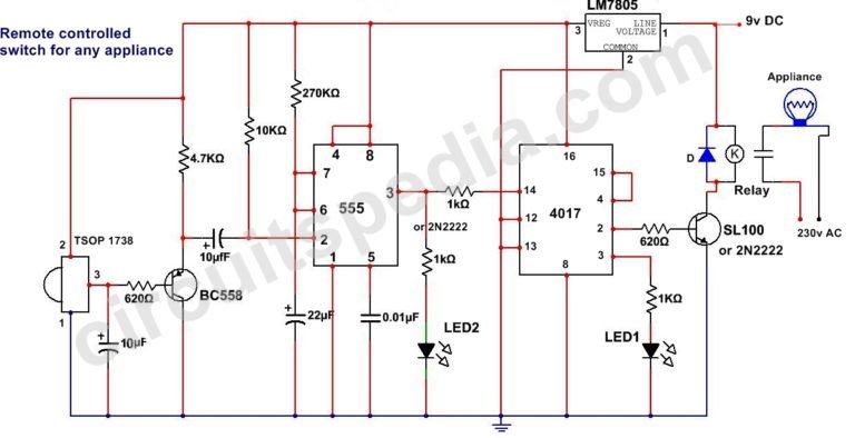 Remote Controlled Switch Diagram