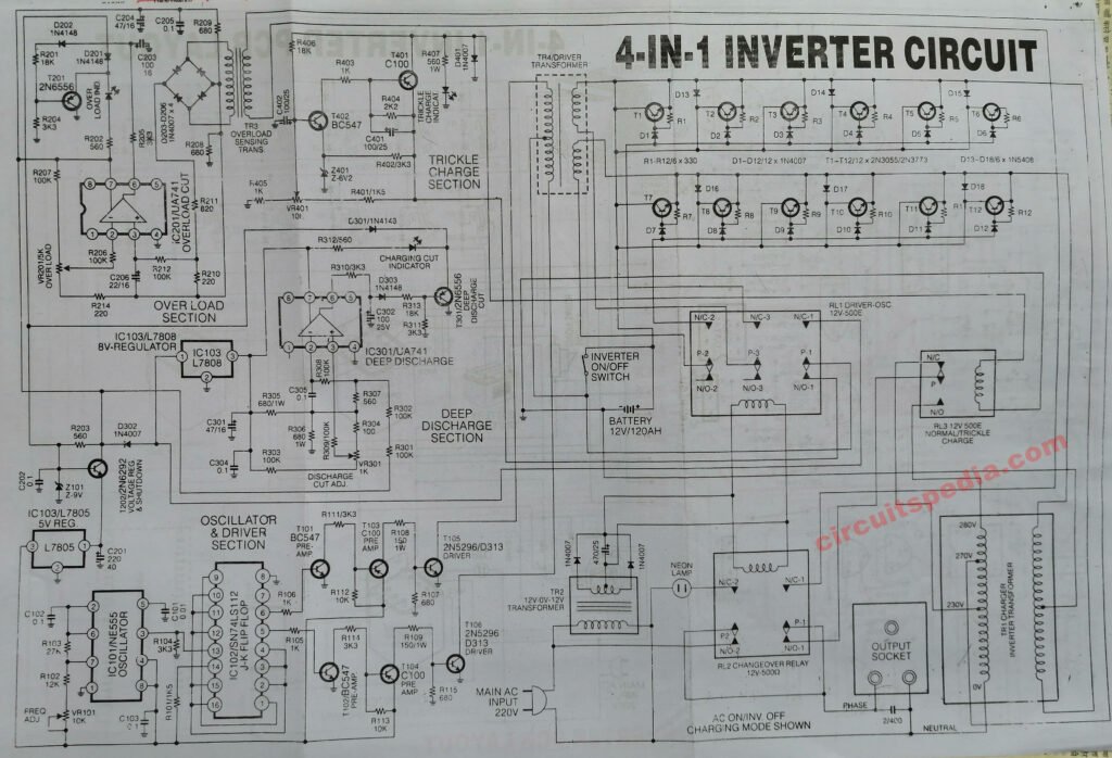 Inverter Circuit Diagram Pcb