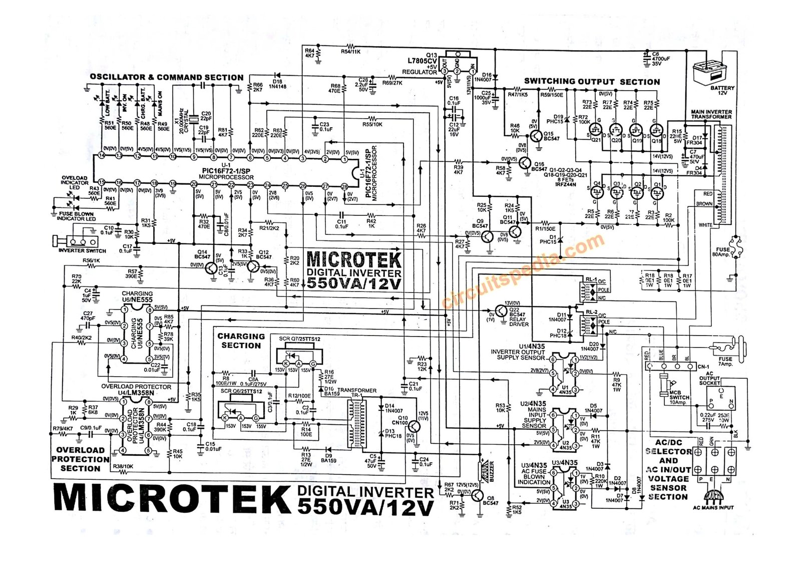 Circuit Onduleur Num rique Microtek Electron FMUSER Fournisseur Unique