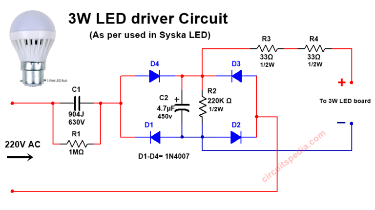 9W Led Bulb Driver Circuit | 7W LED Driver Circuit | LED Driver