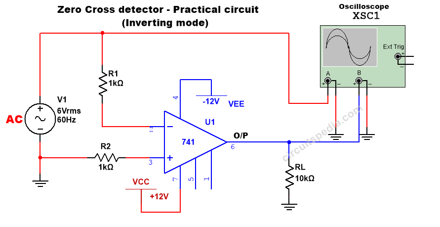 Ac Voltage Sensing Circuit Using Op Amp