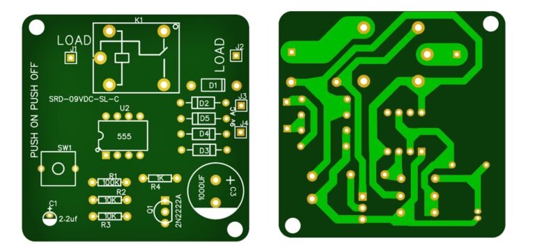 Single Push Button ON OFF Latch Switch | Push ON Push OFF