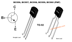 BC557 Pinout Datasheet Equivalent | BC557 BC558 Equivalent