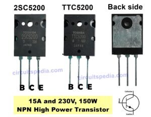 2SC5200 Transistor Features, Datasheet | TTC5200 Pinout